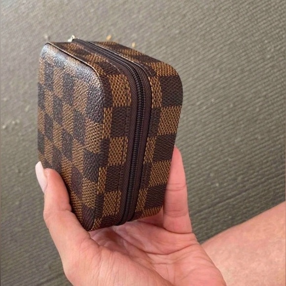 Accessories | New Travel Jewelry Case In Damier Checker Pattern | Poshmark